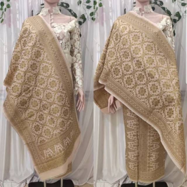 Jual Songket tenun palembang asli lepus tembaga pewarna alam original ...