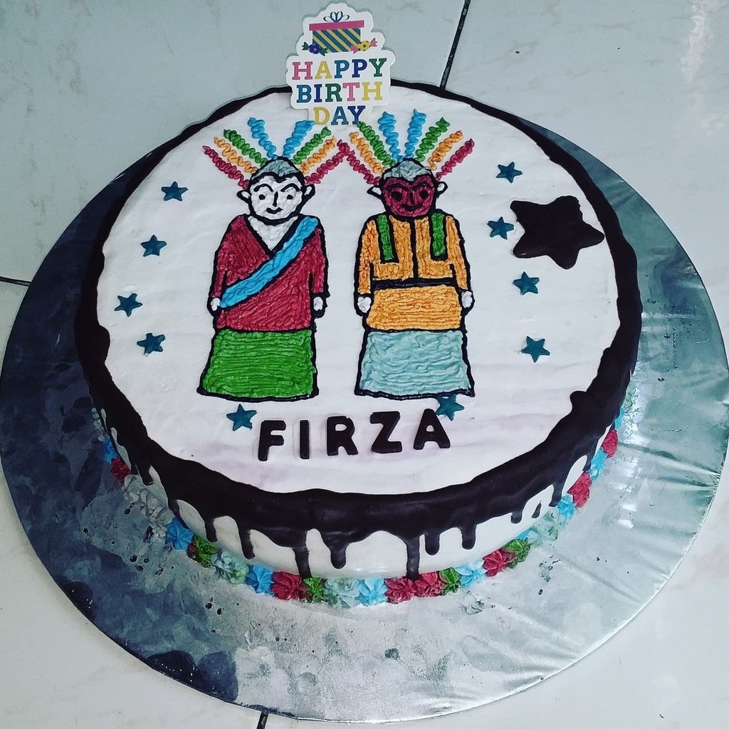 Jual Kue Ulang Tahun Bulat 30 Cm Birthday Cake Vanilla Shopee Indonesia