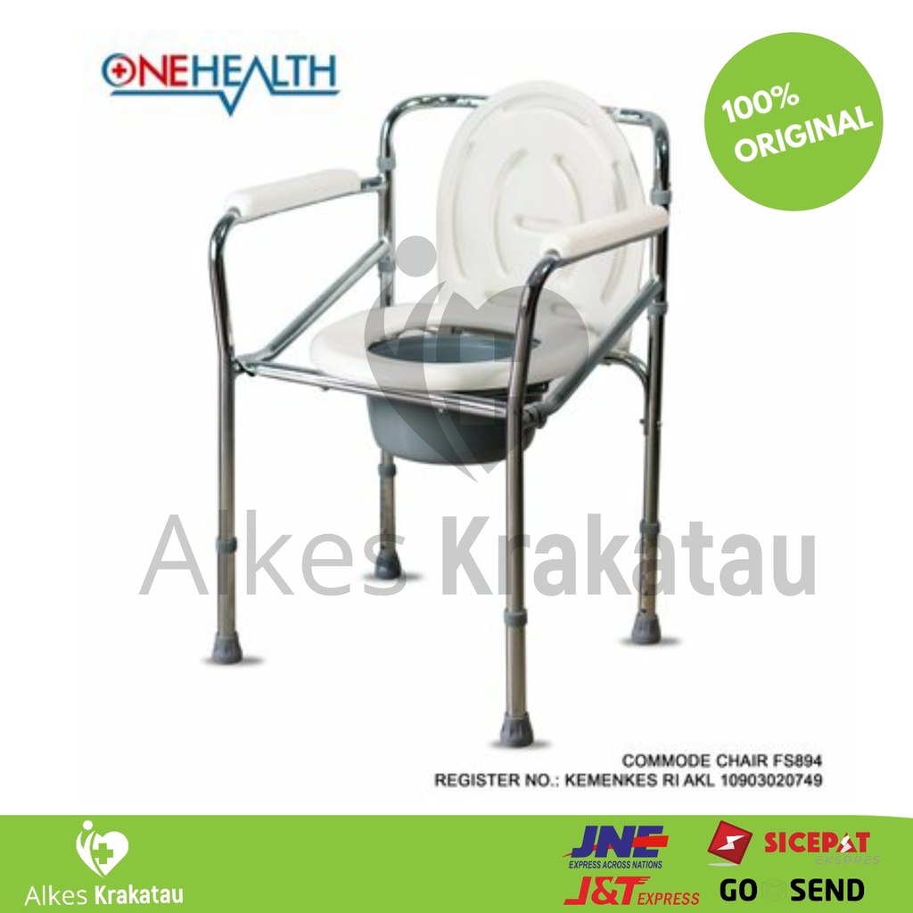 Jual Commode Chair OneHealth FS894 / Kursi BAB One Health FS 894 ...