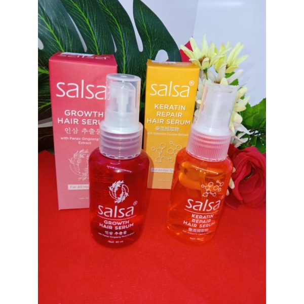 Jual SALSA KERATIN REPAIR HAIR SERUM 80ml | Shopee Indonesia