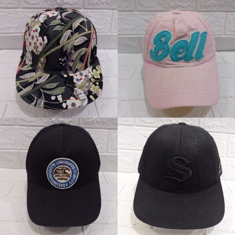 Jual topi cap baseball inisial caps jepang korea golf tenis second ...