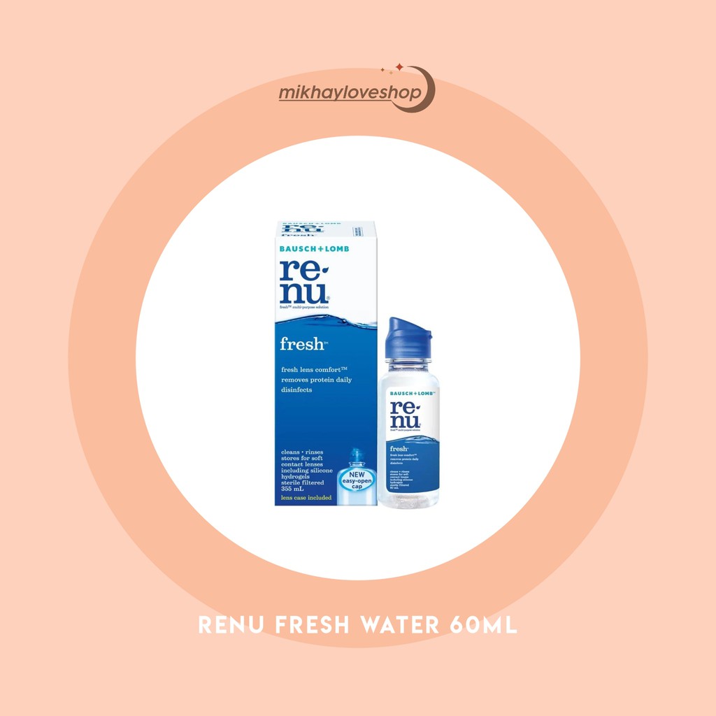 Jual Renu Fresh Water Solution 60ml | [Mikhayloveshop] | Shopee Indonesia