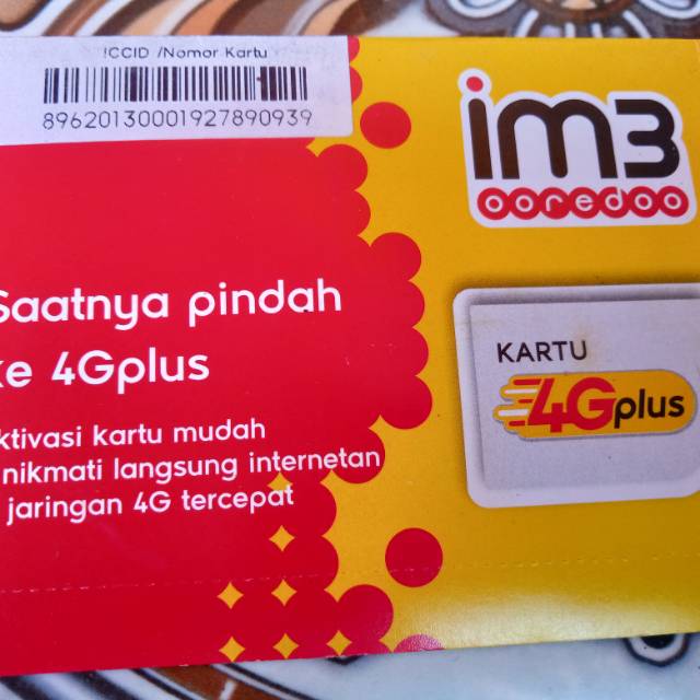 Jual Chip upgrade 3G ke 4G(indosat) | Shopee Indonesia