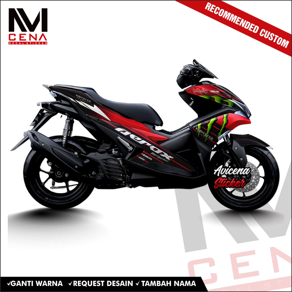Jual Sticker Decal Aerox 155 Decal Sticker Aerox 155 Striping Aerox ...