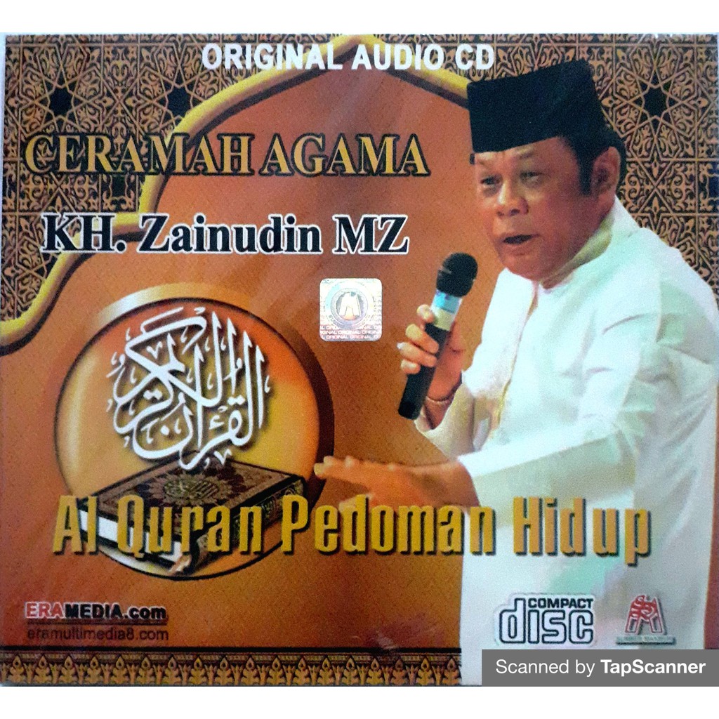 Jual Ceramah Agama KH. Zainudin MZ Al Quran Pedoman Hidup | CD Original ...