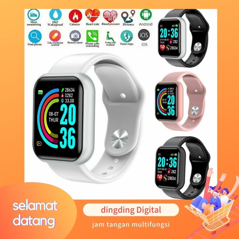 Jual SmartwatchT55/T500+ Panggilan Bluetooth smartwatch pria Pengisian ...