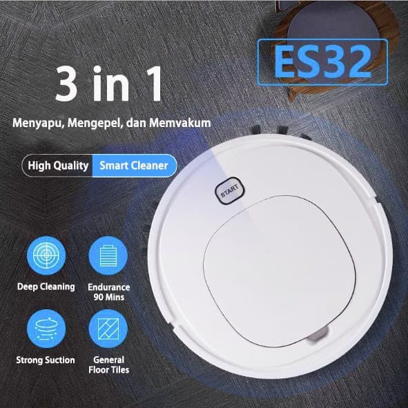 Jual Smart Vacuum Cleaner Robot Pembersih Lantai Otomatis Vakum Debu ...