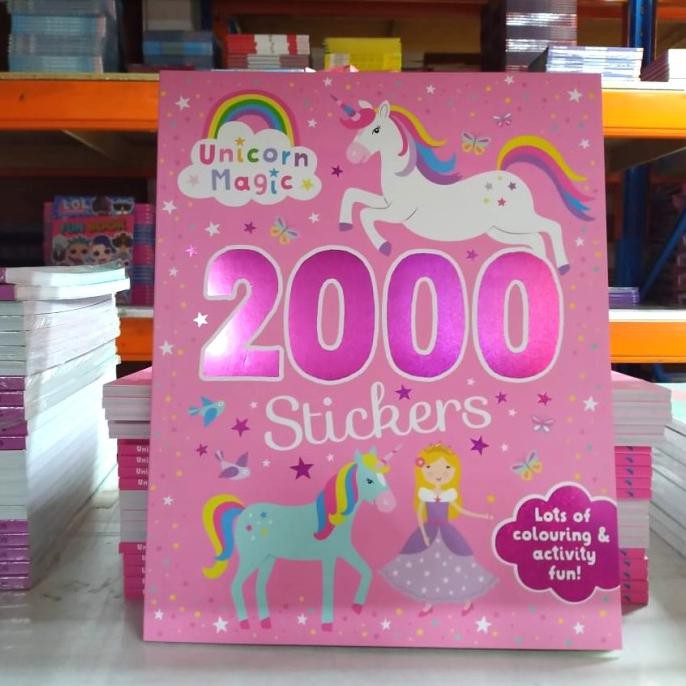 Jual Colouring And Activity Fun Book : 2000 Stickers Unicorn Magic ...