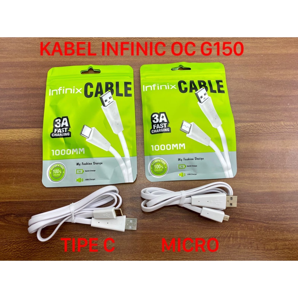 Jual Kabel Infinix 3A Micro dan Type C Bahan Bagus dan Awet | Shopee ...