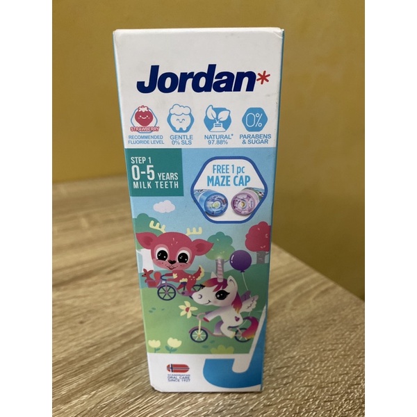 Jual PASTA GIGI ANAK JORDAN KIDS STEP 1 USIA 0-5 TAHUN ODOL ANAK ...