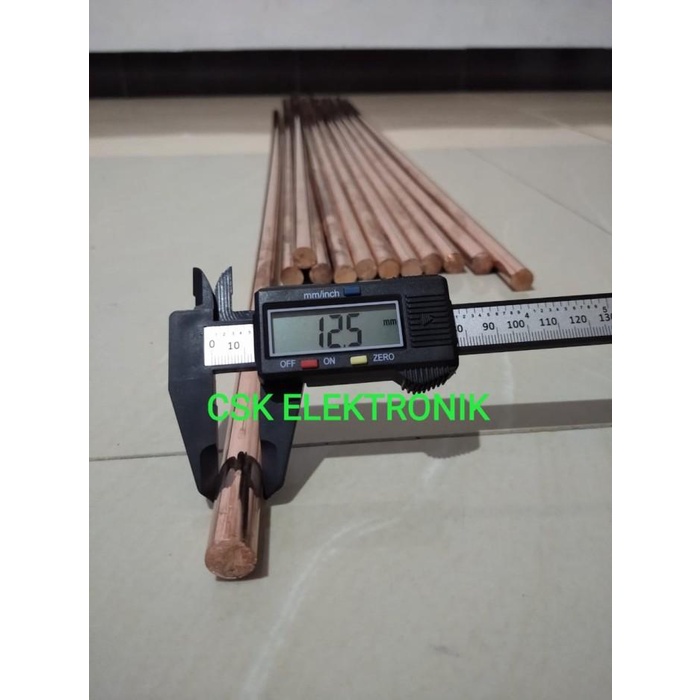 Jual Rod Grounding 1/2 Inch Full ( Tembaga ) Panjang 1 Meter | Shopee ...