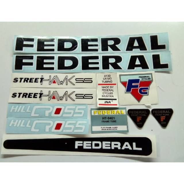 Jual stiker sepeda federal street hawk | Shopee Indonesia