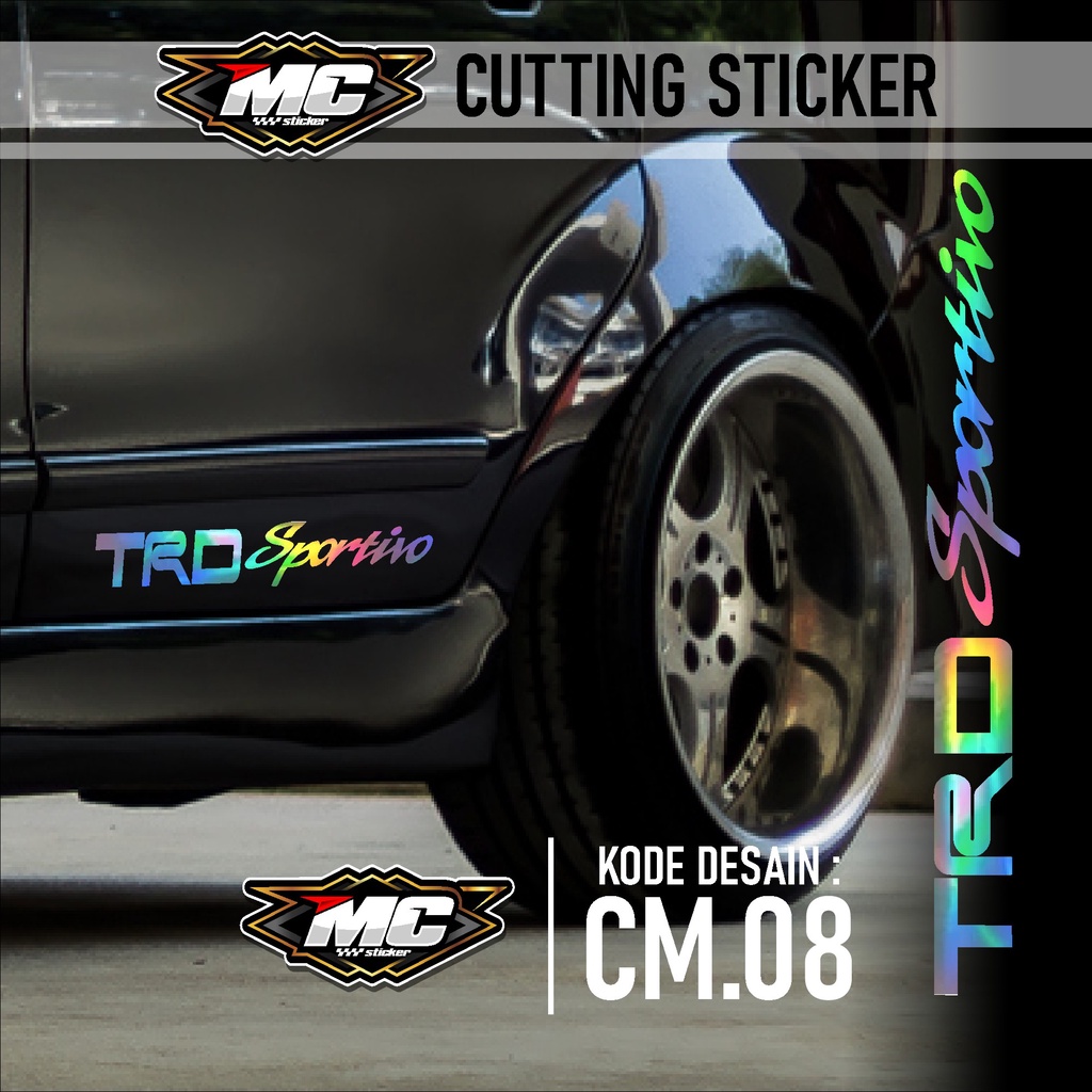 Jual MC Cutting Sticker CM 08 - Aksesoris Stiker Mobil TRD Sportivo ...