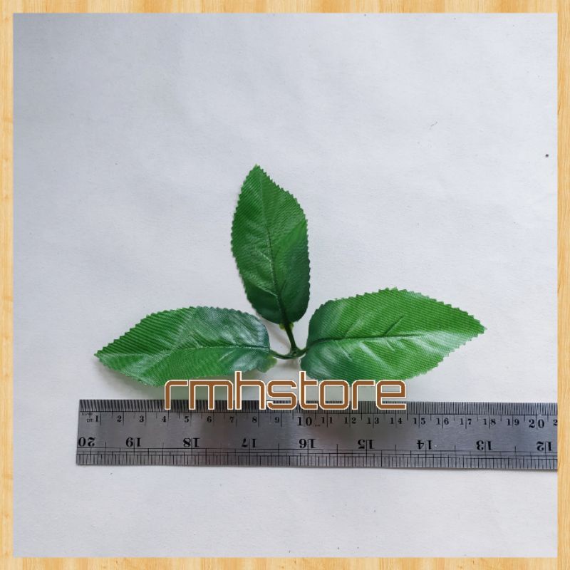 Jual Daun bunga artificial daun plastik perlengkapan dekorasi | Shopee ...