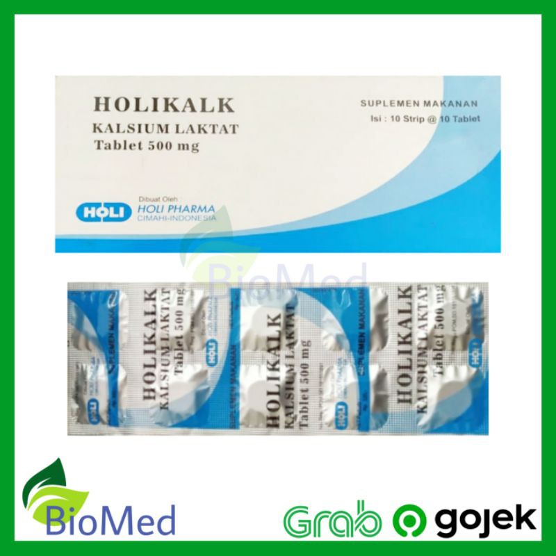 Jual HOLIKALK isi 10 Tablet - Kalsium Vitamin Suplemen Tulang dan Gigi ...
