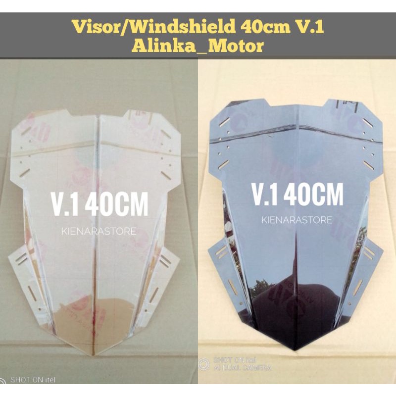 Jual PAKET Breket+ Visor 40cm V1 Yamaha FREEGO Yamaha GEAR modifikasi ...