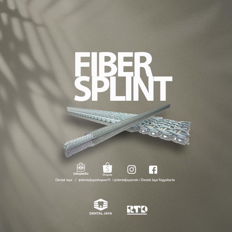 Jual Dental Jaya Fiber Splint // Fiber Reinforced // Splinting ...