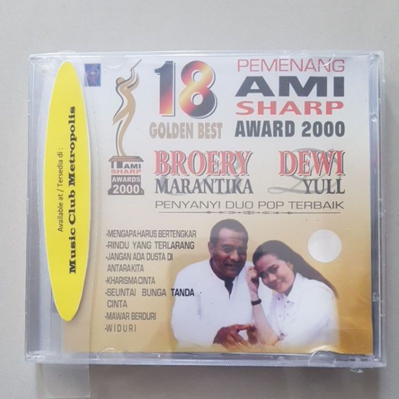 Jual CD BROERY MARANTIKA DAN DEWI YULL - 18 BEST AMI SHARP VOL.1 | Shopee Indonesia