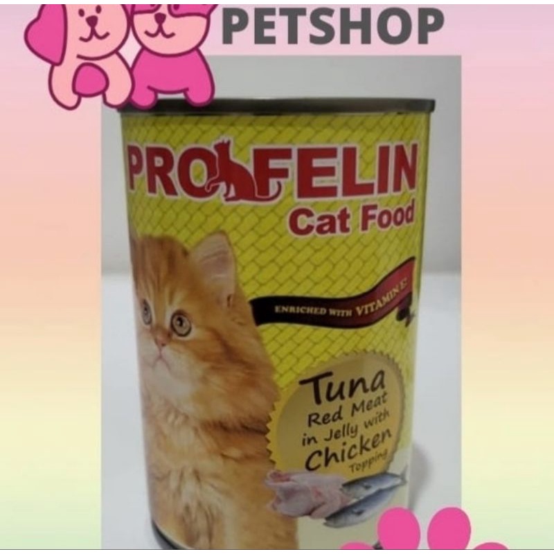 Jual profelin wet food 400 gr ( tuna ) | Shopee Indonesia