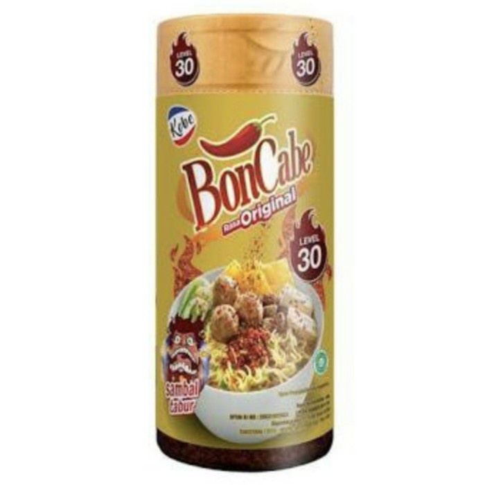 Jual KOBE BON CABE SAMBAL TABUR ORIGINAL LEVEL 30 (Botol 40g) | Shopee ...