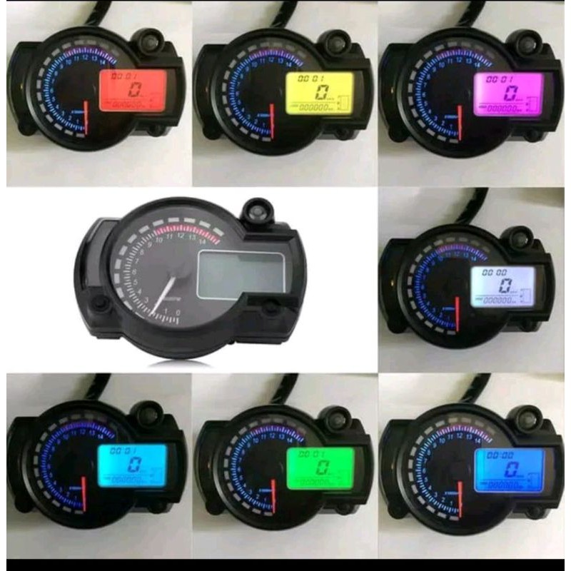 Jual spidometer rpm digital model koso rx2n | Shopee Indonesia