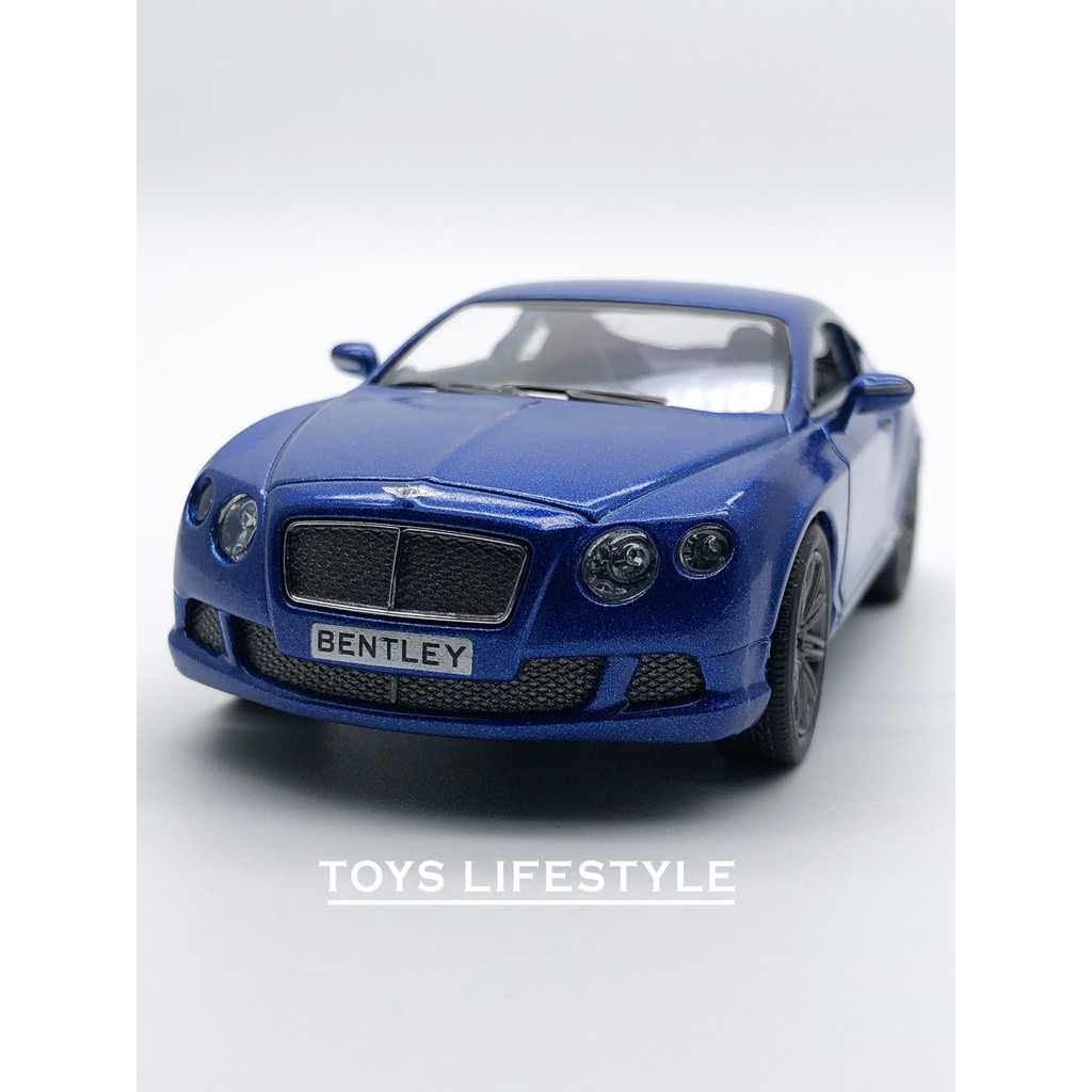 Jual Kinsmart Diecast - 2012 Bentley Continental GT Speed (Biru ...