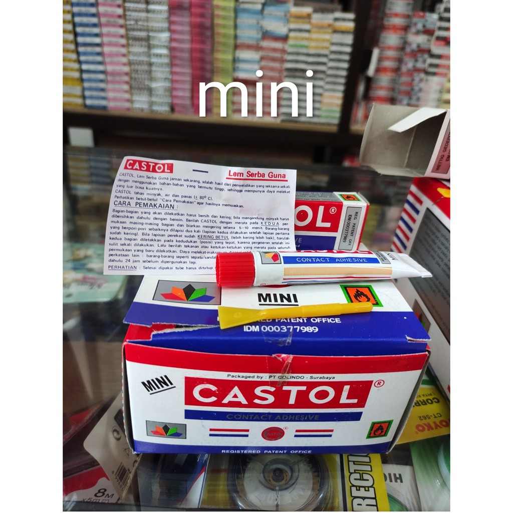 Jual lem castol mini satuan kecil 14 cc | Shopee Indonesia