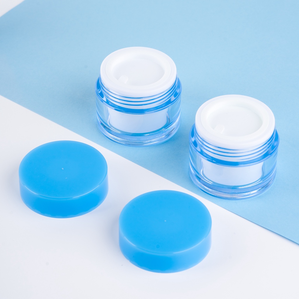 Jual Pot Diva Cream 10 gr Natural Tutup Biru/Wadah / Kemasan Diva 10gr ...