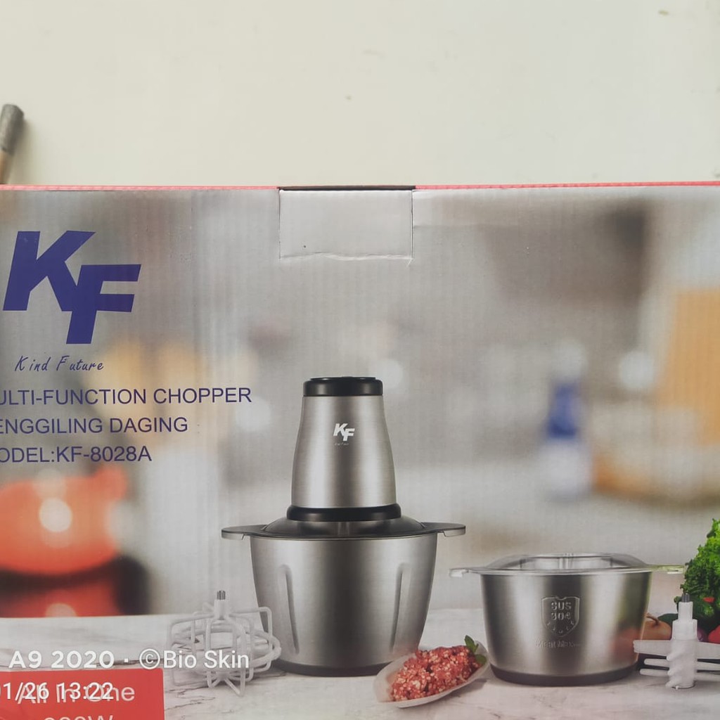 Jual Alat Pencacah Makanan Electric CHOPPER KF-8028A / MULTI-FUNCTION ...