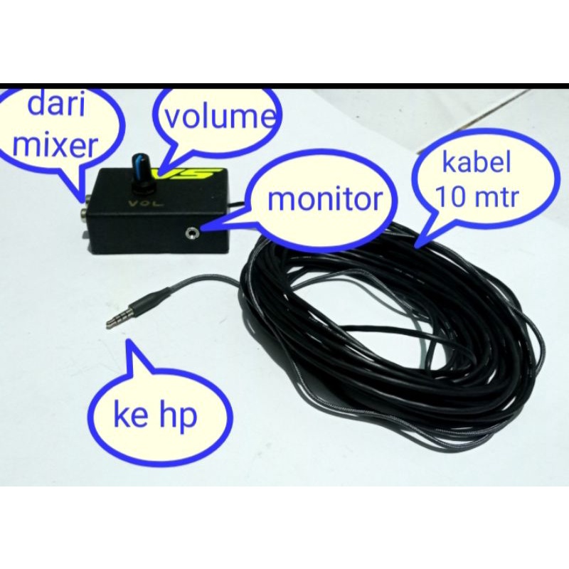 Jual ALAT REKAM MIXER KE HP ANDROID 10 METER | Shopee Indonesia