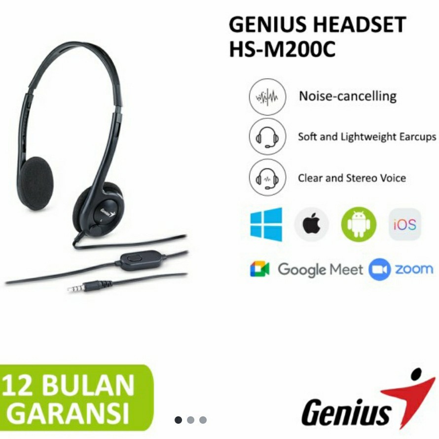 Jual Headset Mtech / Headset Logitech / Headset Cyborg / Headset Genius ...