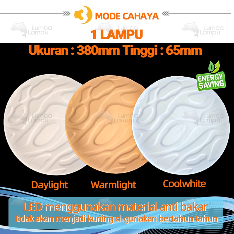 Jual Lampu LED 3 Colors Dimming Lampu Plafon LED Ceiling Light Lampu ...