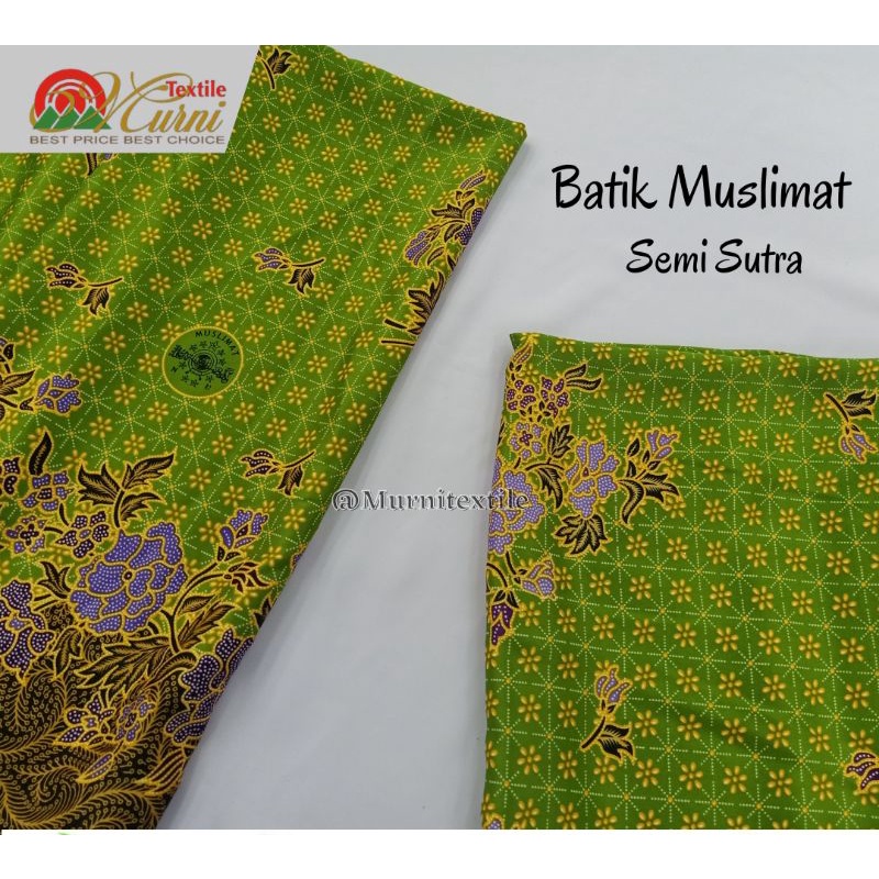Jual BATIK MUSLIMAT NU SEMI SUTRA | Shopee Indonesia