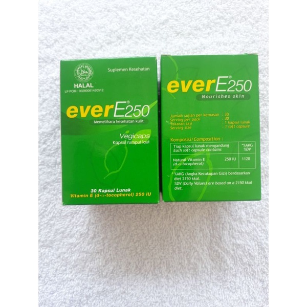 Jual Ever E 250 IU 30 kapsul | Shopee Indonesia