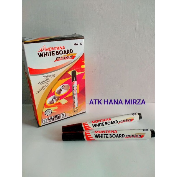 Jual Spidol Montana White Board Marker MW-12/dan permanent marker MP-12 ...