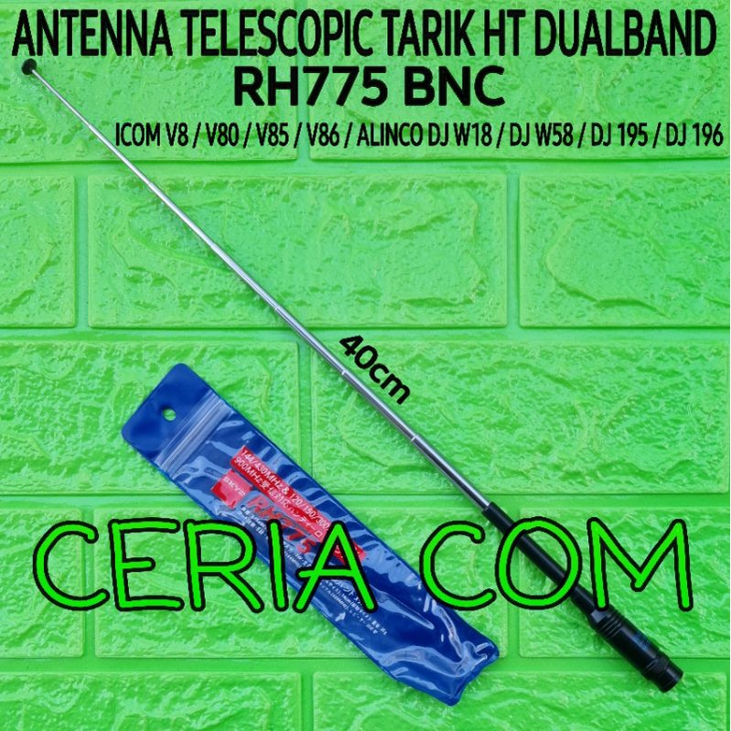 Jual ANTENA HT ICOM V80 V86 ALINCO DJ196 RH 775 BNC / ANTENA TARIK DUALBAND HT ICOM V80 V86 V8 ...