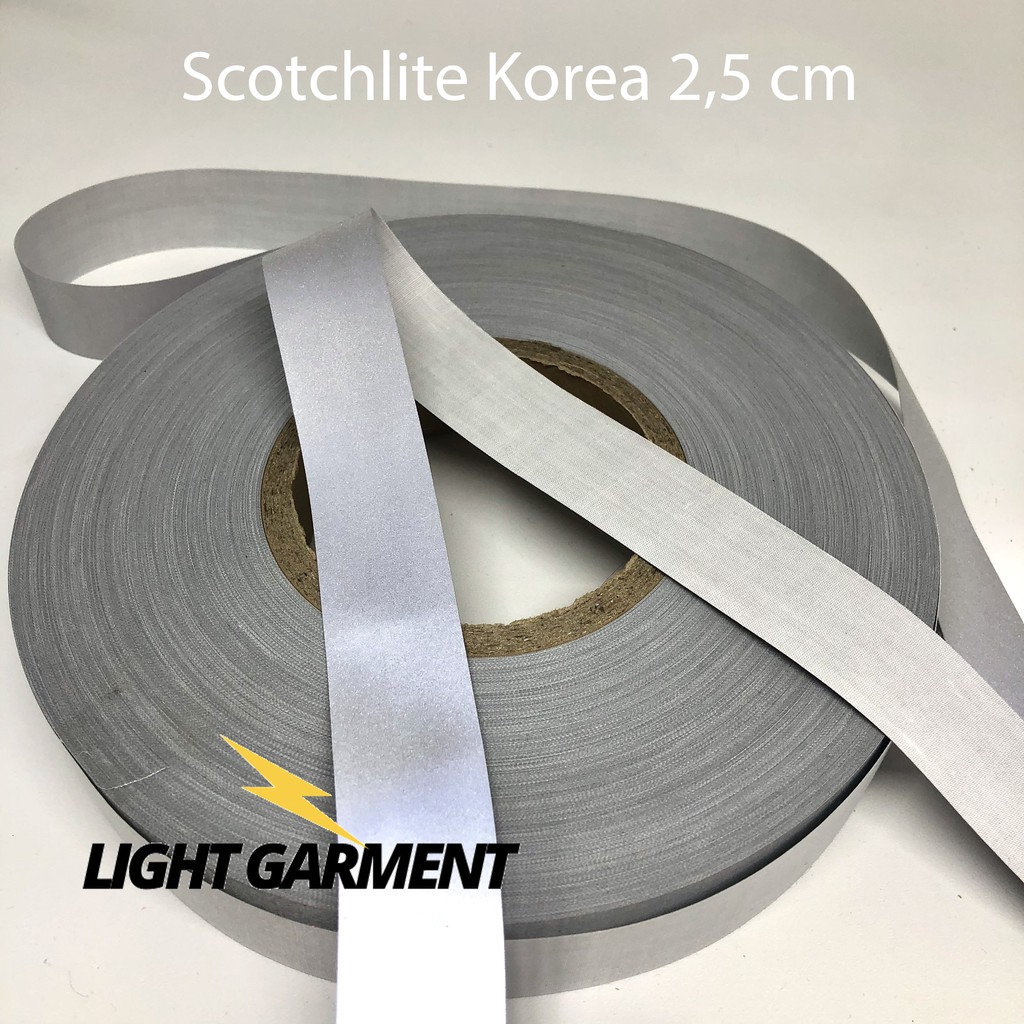 Jual Pita Scotlight Kain Korea 2,5 CM 100 Meter / Scotchlite Reflektor ...