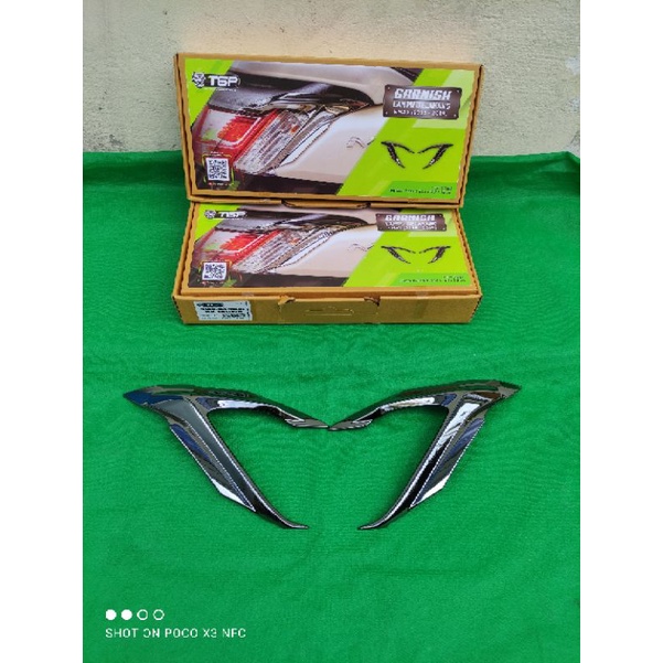 Jual Garnish Lampu Belakang Yamaha Nmax Black Chrome TGP Aksesoris ...