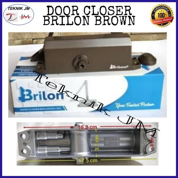 Jual DOOR CLOSER BRILON BROWN HOLD OPEN PENAHAN ALAT PENUTUP PINTU ...