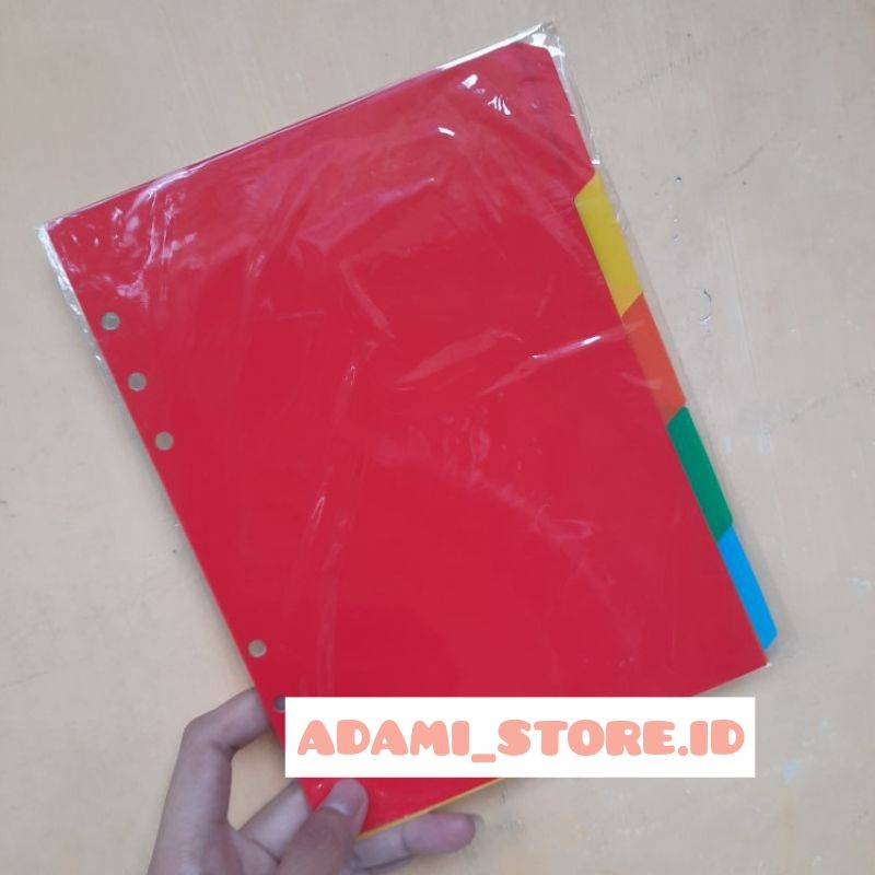 Jual Pembatas Binder Plastik A5 (6ring) | Shopee Indonesia