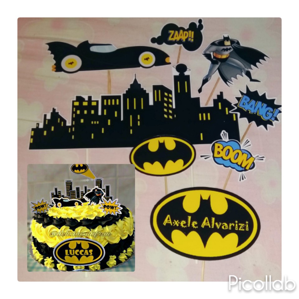 Jual topper set batman hiasan kue batman vs superman | Shopee Indonesia