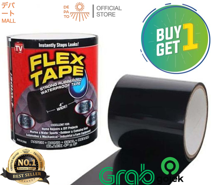 Jual Flex Tape Lakban Super Kuat Anti Bocor Anti Air Magic Tape STRONG TAPE DPT | Shopee Indonesia