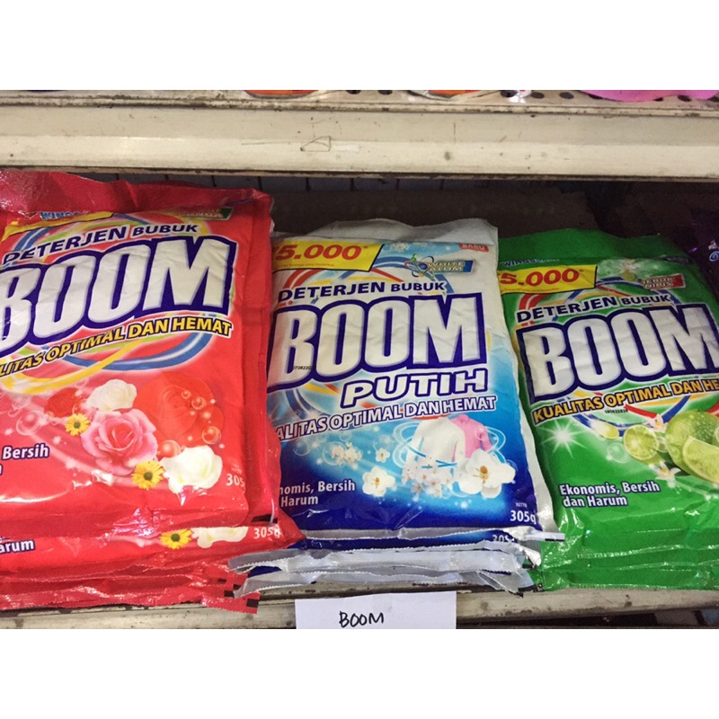 Jual Detergen bubuk Boom 280 g | Shopee Indonesia