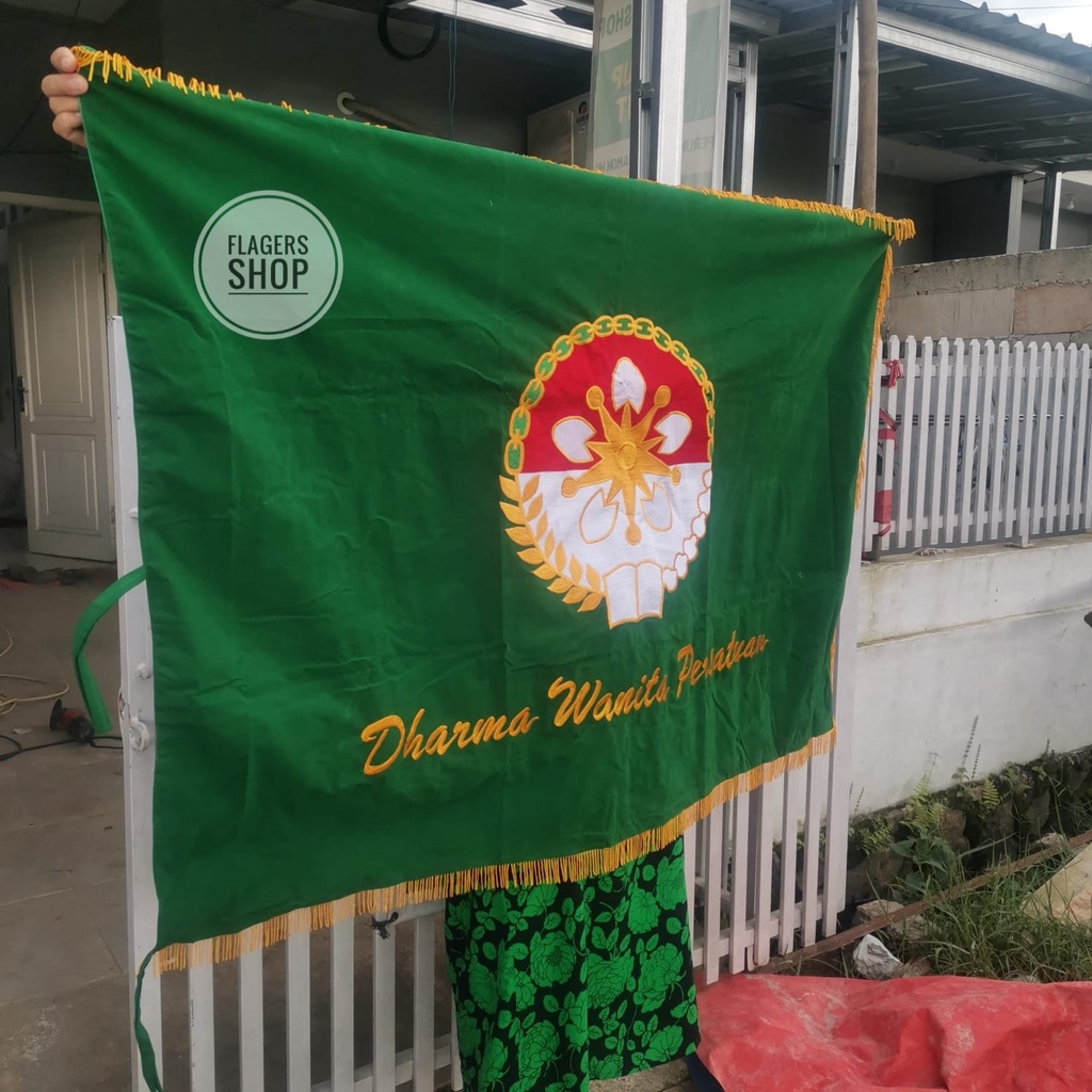 Jual Bendera Pataka Dharma Wanita Persatuan / DWP 90x135 - Full Bordir ...
