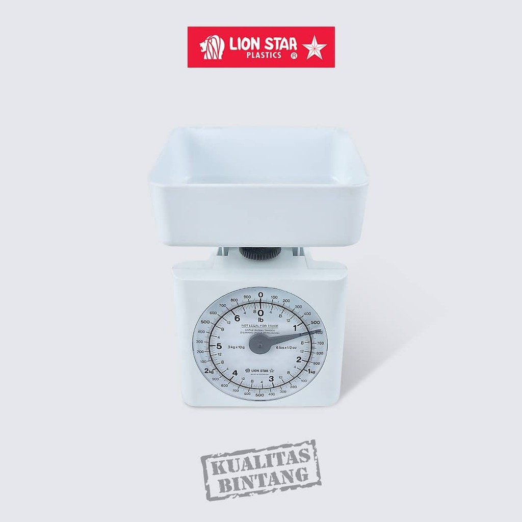 Jual Timbangan Gula Pasir Royal Scale 3kg KS-4 Lion Star Timbangan ...