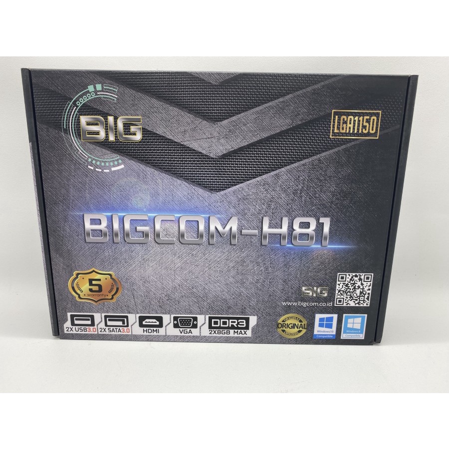 Jual MOTHERBOARD BIGCOM H81 LGA 1150 USB 3.0 | Shopee Indonesia