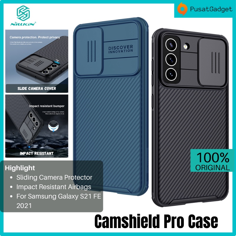 Jual Case Samsung Galaxy S21 FE NILLKIN CamShield Pro Slide Camera Cover Casing | Shopee Indonesia