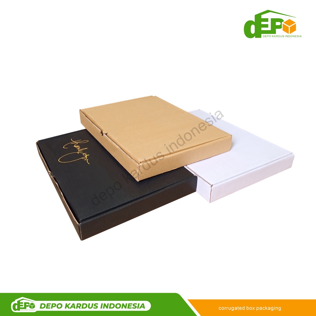 Jual Box 35,5x25x4,5 cm LS (Baju) Kardus/Karton/kemasan/paking/boxPizza ...