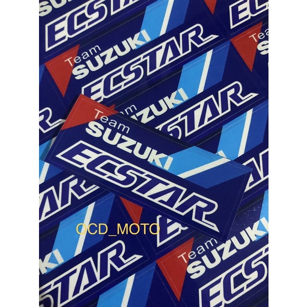 Jual sticker stiker label team suzuki ECSTAR satria fu satria lumba ...