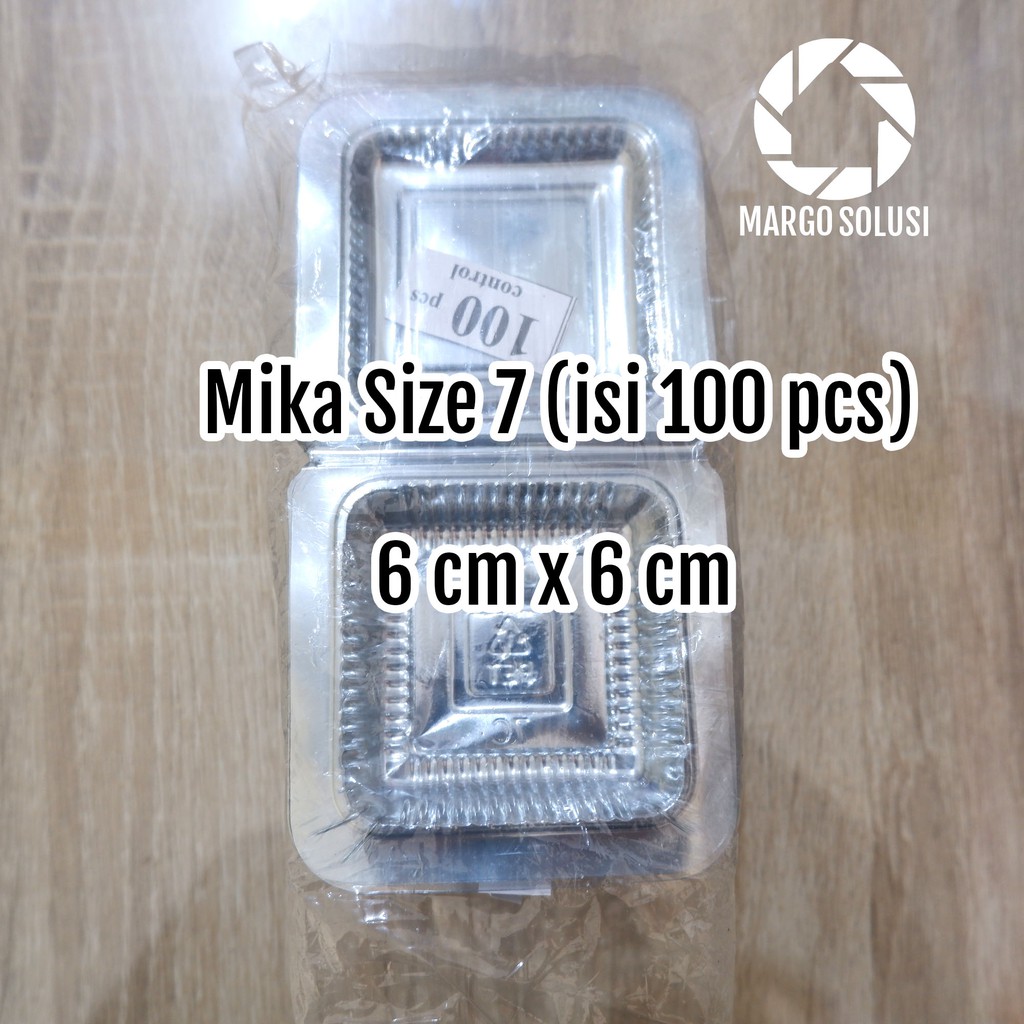 Jual Ukuran 7 Mika plastik/mika nasi kuning/ mika makanan/ mika kotak ...